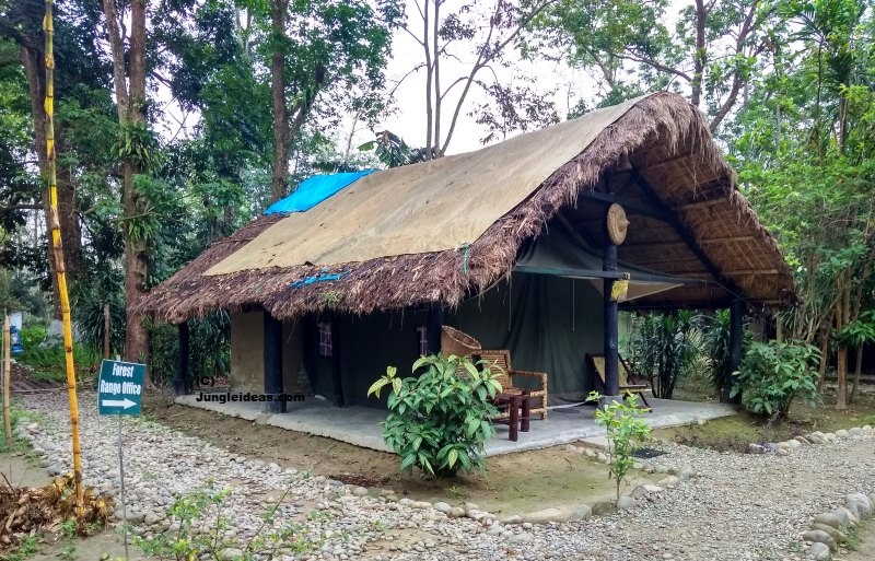 The Jungle Tents accomodation of the Nameri Eco Camp at Nameri National Park ~ Nameri ~ Assam ...