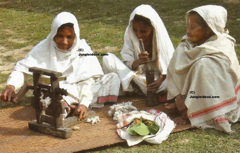 Moran tribe ladies preparing for a religious ceremony at a local Moran ...