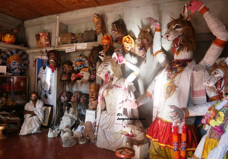 Art of Mask Making – Majuli Island – Assam – Kaziranga National Park ...