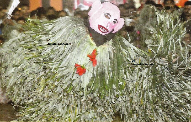 A traditional sonowal kachari dance being performed at a local village ...